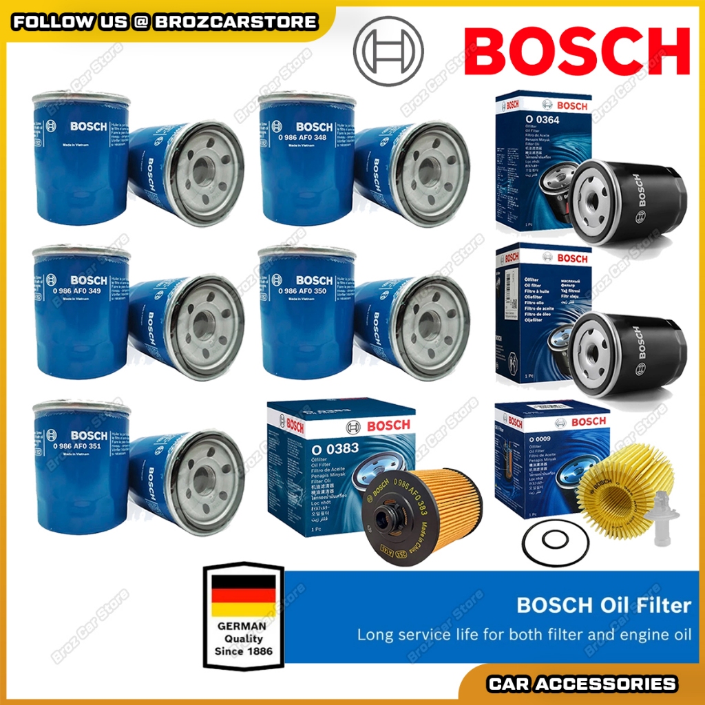 Bosch Oil Filter for Proton Perodua Toyota Honda Nisaan Mitsubishi ...