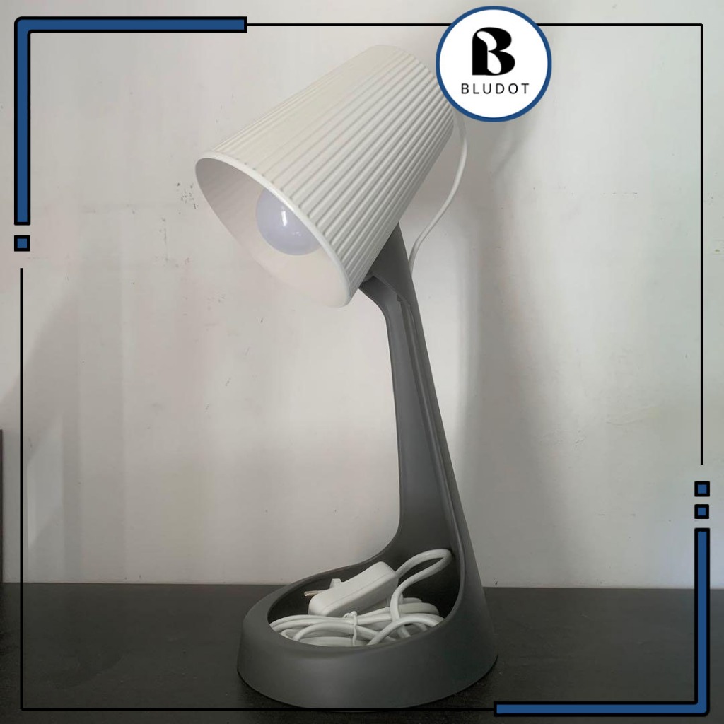 DESK LAMP WORK LAMP LAMPU KERJA TABLE LAMP LIGHT LED BULB E14 TABLE ...