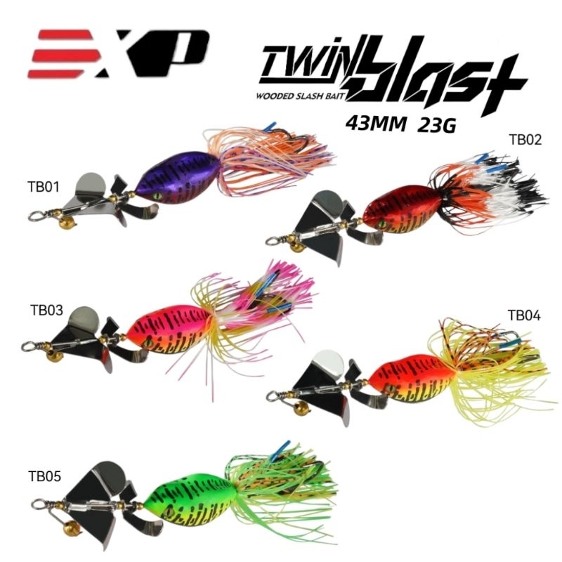 EXP TWIN BLAST JUMP FROG (WOOD) 43MM/23G | Shopee Singapore