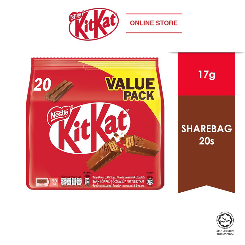 Kit kat 20s packs (17g*20s) | Shopee Singapore