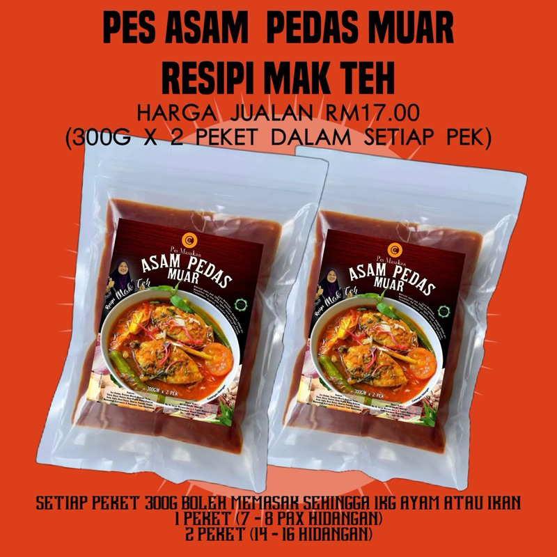 Spicy ACID PES MUAR RESIPI MAK TEA | Shopee Singapore
