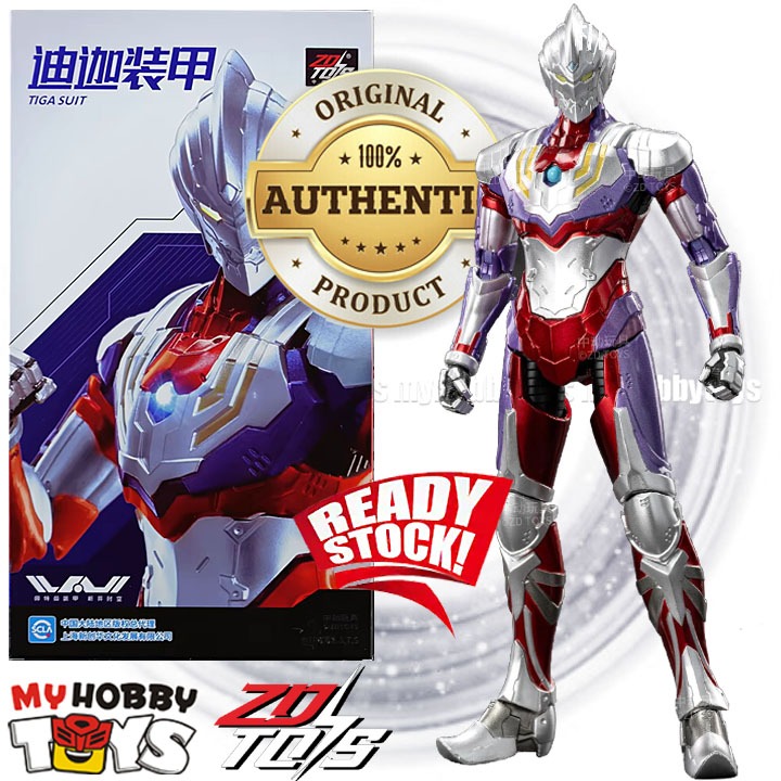 ZD Toys Netflix Ultraman Suit Anime Series Action Figures - Tiga ...