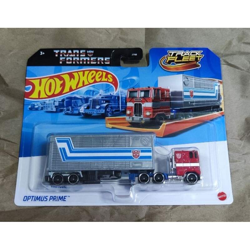Hot Wheels Track Fleet Optimus Prime (Transformers) | Shopee Singapore