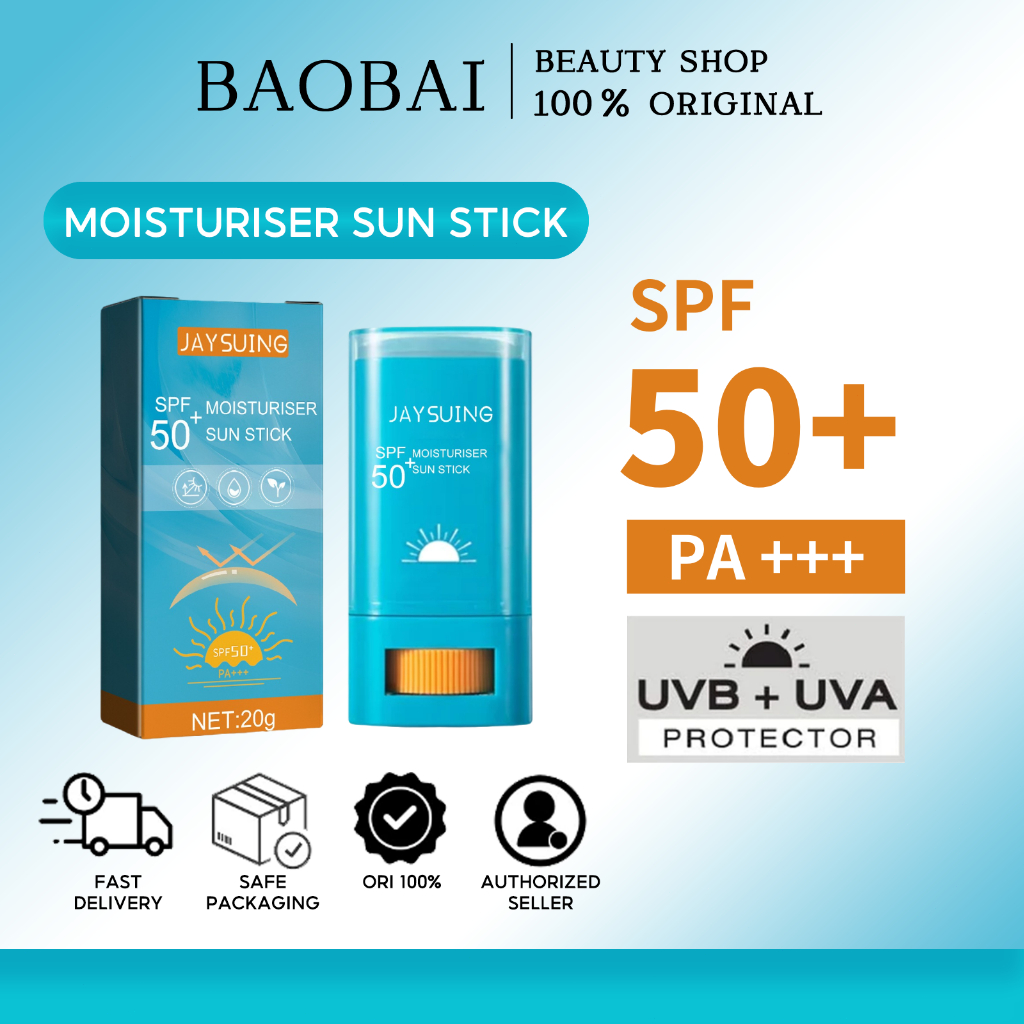 Jaysuing Moisturiser Sun Stick Sunblock Sunscreen Spf50+ Pa+++ 防晒棒 防晒霜 | Shopee Singapore