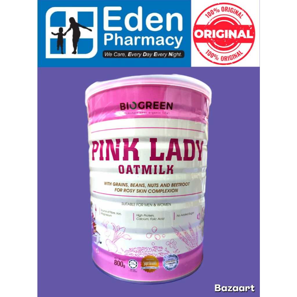Biogreen Pink Lady Oatmilk (1 X 800G) | Shopee Singapore