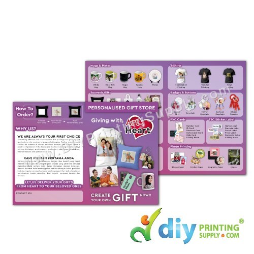 DIYPrintingSupply / Promotional Leaflet for Ideas (50 Sheets/Pkt ...