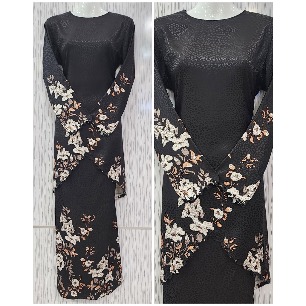 BAJU KURUNG JACQUARD SATIN SULAM NEW DESIGN-5 Wanita (S-3Xl) Raya 2025 ...