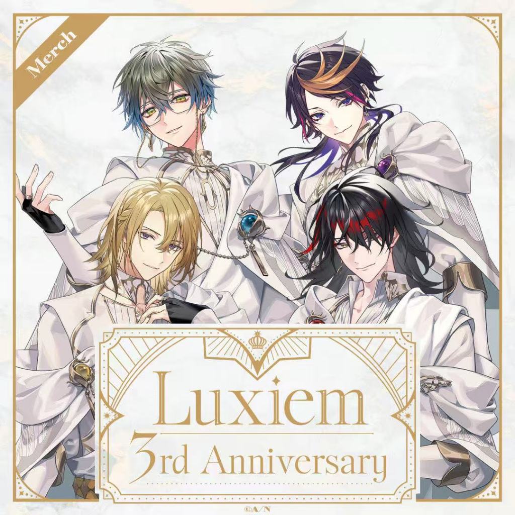 Luxiem 3rd Anniversary Snapshot Card Button Badge Ike Eveland Luca ...