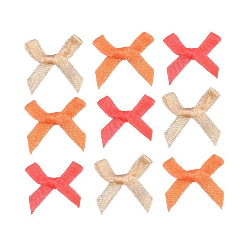 50pcs Mini Ribbon 2.3x2.3cm DIY Ribbon neon color Ribbon Souvenirs ...