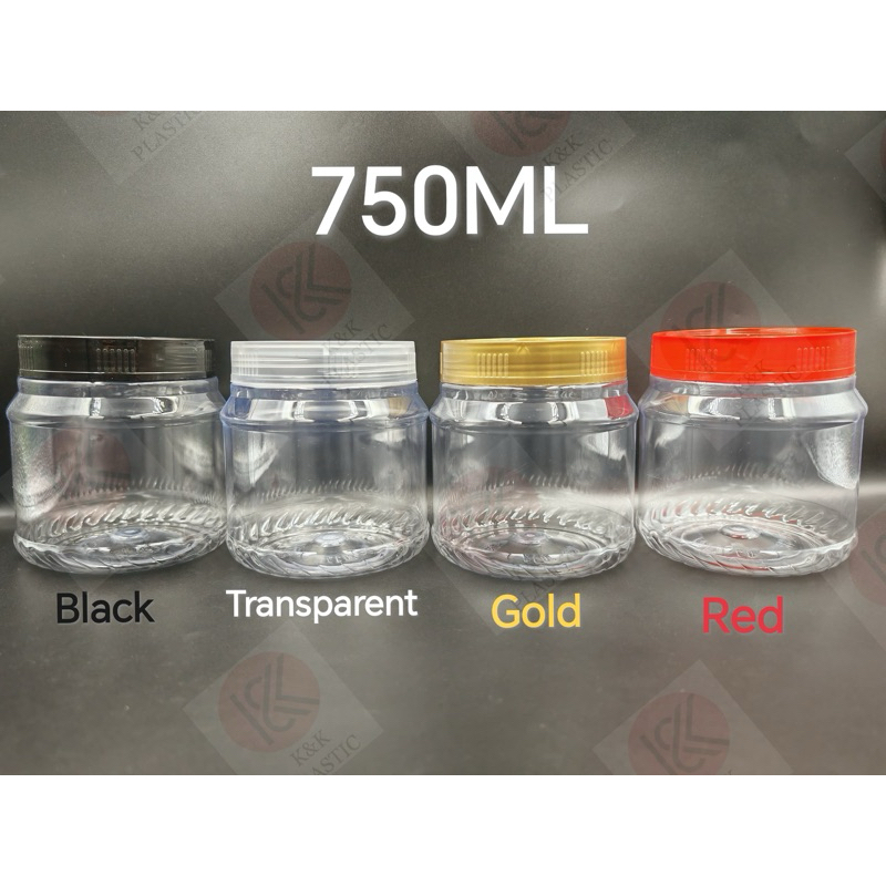 750 ML PLASTIC JAR/BALANG KUIH/BALANG KUEH/BALANG RAYA/CANISTER/BOTOL ...