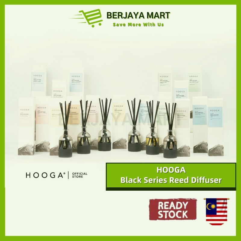 HOOGA Black Series Reed Diffuser (200ml) | Shopee Singapore