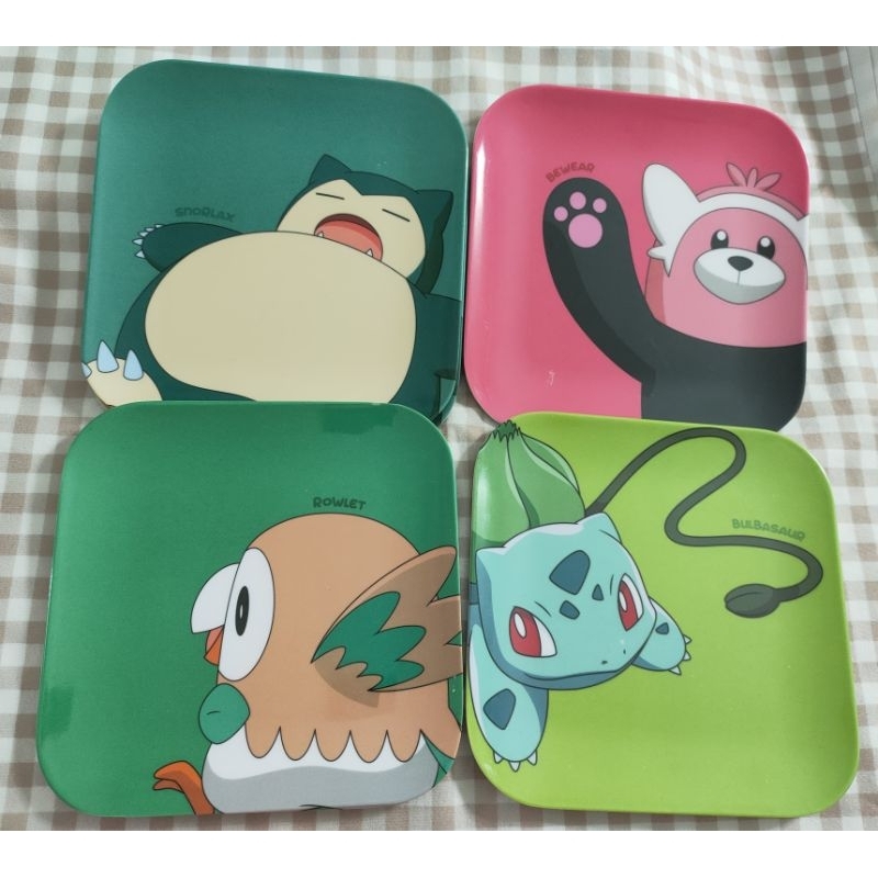 Pokemon Poke Plates 7 Eleven (Limited Edition Official) 宝可梦 神奇宝贝 碟子 收藏 ...