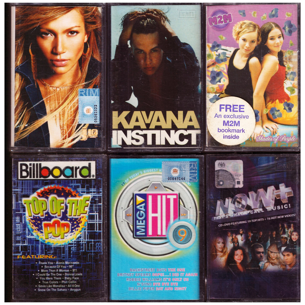 USED CASSETTE JENNIFER LOPEZ KAVANA INSTINCT M2M SHADES OF PURPLE ...