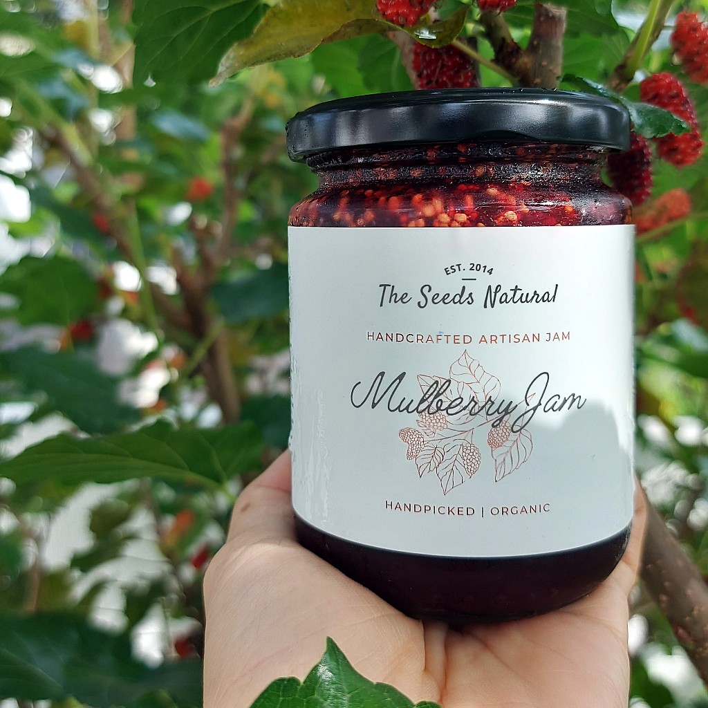 The Seeds Natural Organic Mulberry Jam Vegan Jem Mulberi Organik 有机桑椹果酱 ...