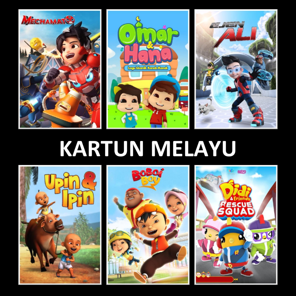 Malay CARTOON COLLECTION | Cartoon PENDRIVE | Malay CHILDREN'S VIDEO ...