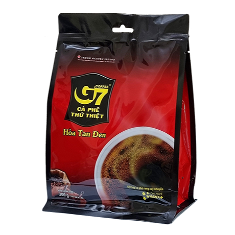 G7 Black (15 / 50 / 100 sachets) x 2g Vietnam Coffee Trung Nguyen G7 Black Instant Coffee ...