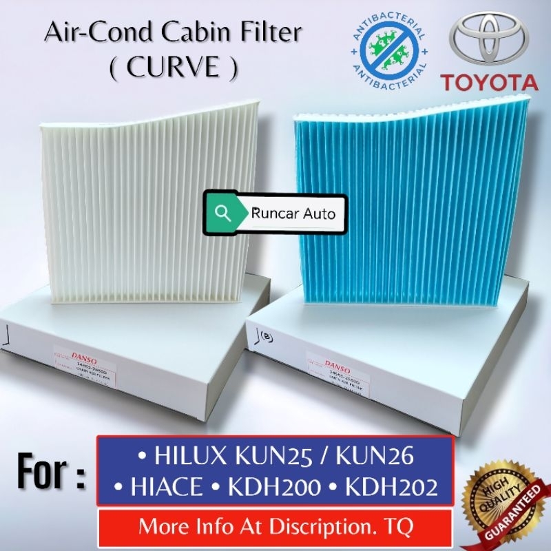 [ Toyota ] Air-Cond Cabin Filter • Hilux KUN25 26 / Innova / FORTUNER ...