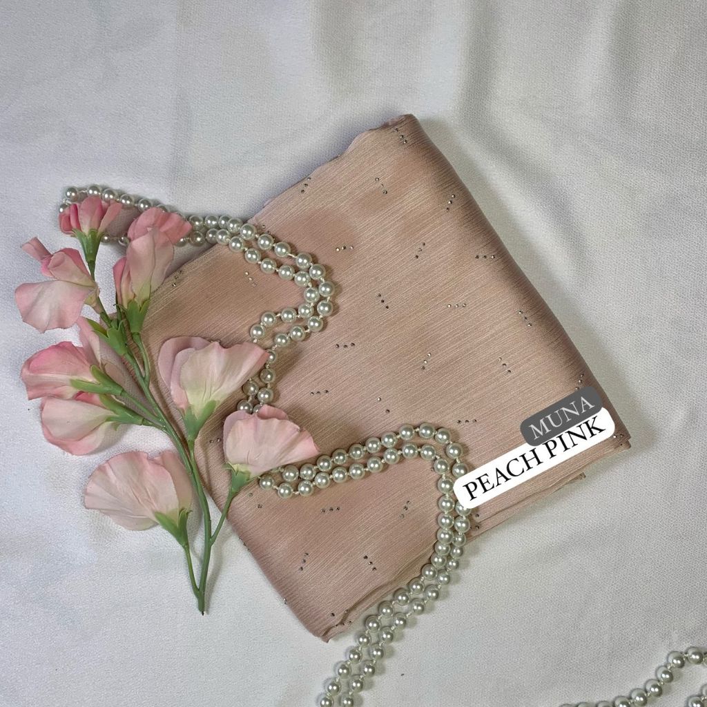 [NEW] Shawl Muna Satin DIAMOND RAYA Exclusive | Shopee Singapore