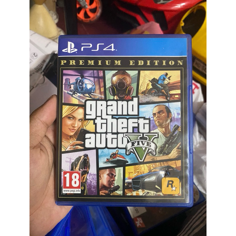 GTA V Gta 5 ( Premium Edition ) Ps4 Physical Cd Games Used Disc ...