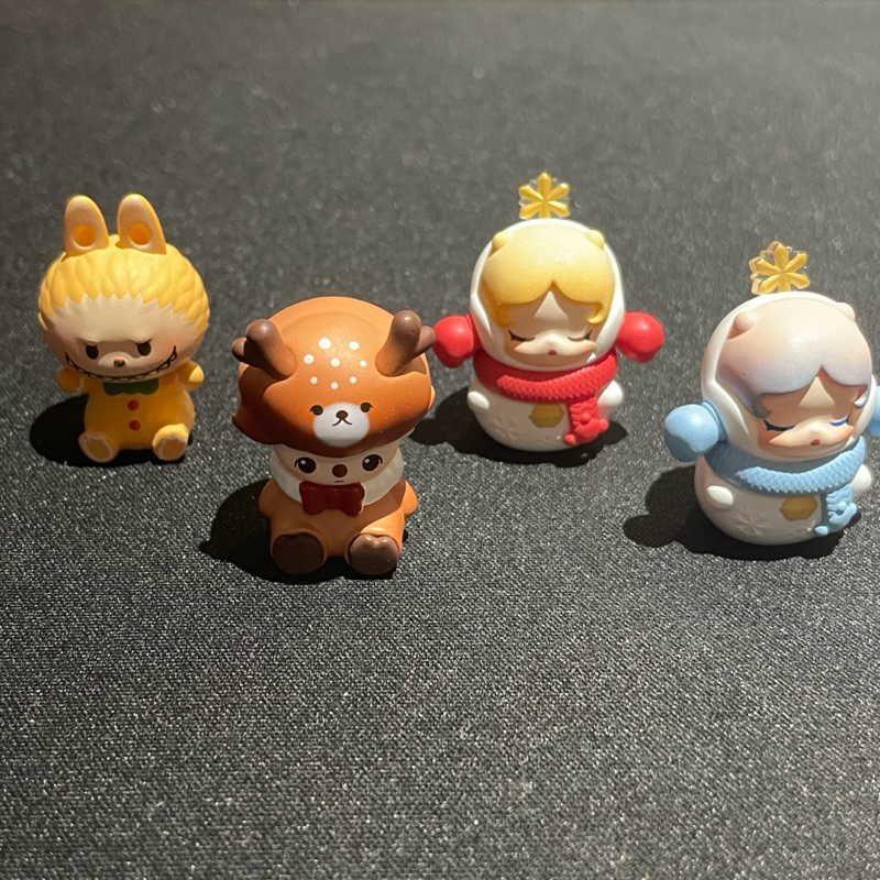 POPMART POPBEAN Mini Figurine 泡泡玛特萌粒 - Dimoo, Labubu, Skullpanda ...