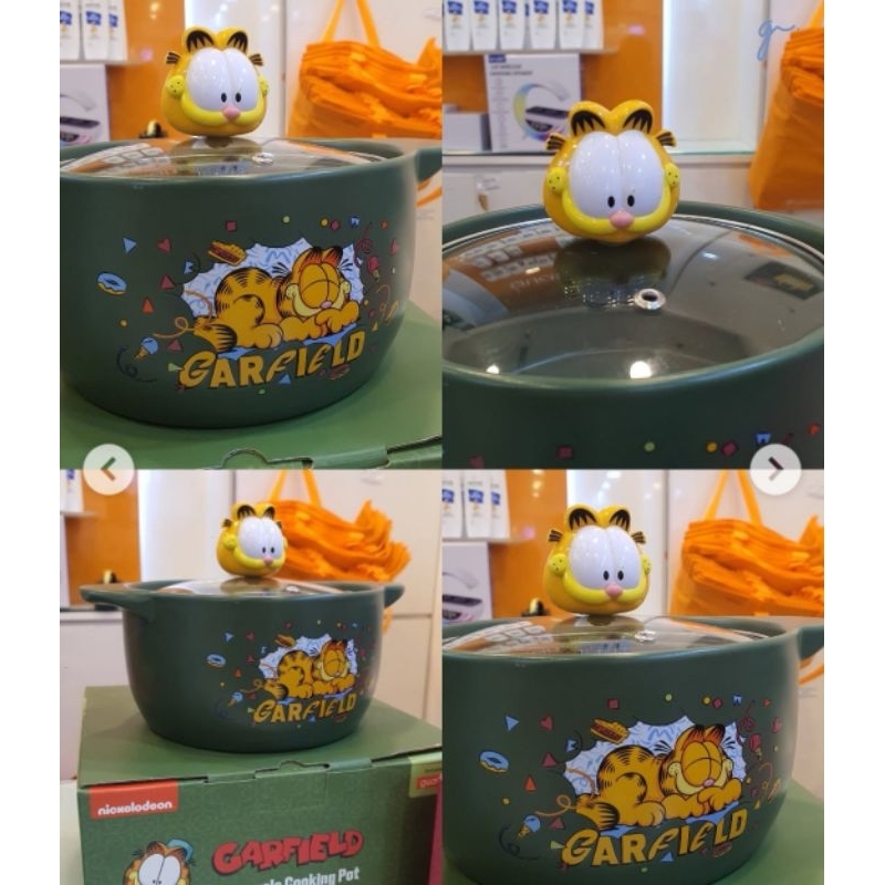 ️24 JAM POS ️Nickelodeon Guardian Green Garfield Cassrole Cooking Pot 1 ...