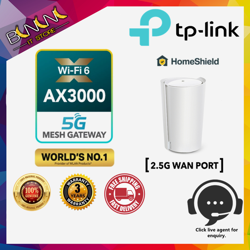 TP-Link Deco X50 5G AX3000 5G Whole Home Mesh Modem WiFi 6 System with ...