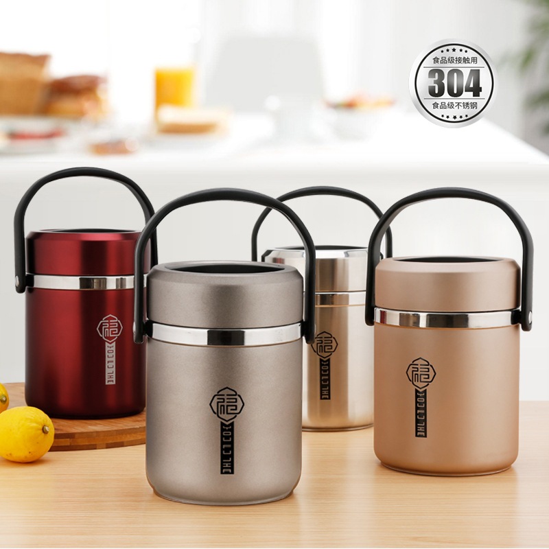 2.2L 304 Stainless Steel Insulated Lunch Box Vacuum Pot Vacuum Flask ...