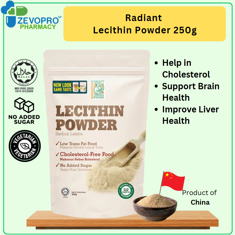 Radiant Lecithin Powder 250g [Exp: 05/2026] | Shopee Singapore
