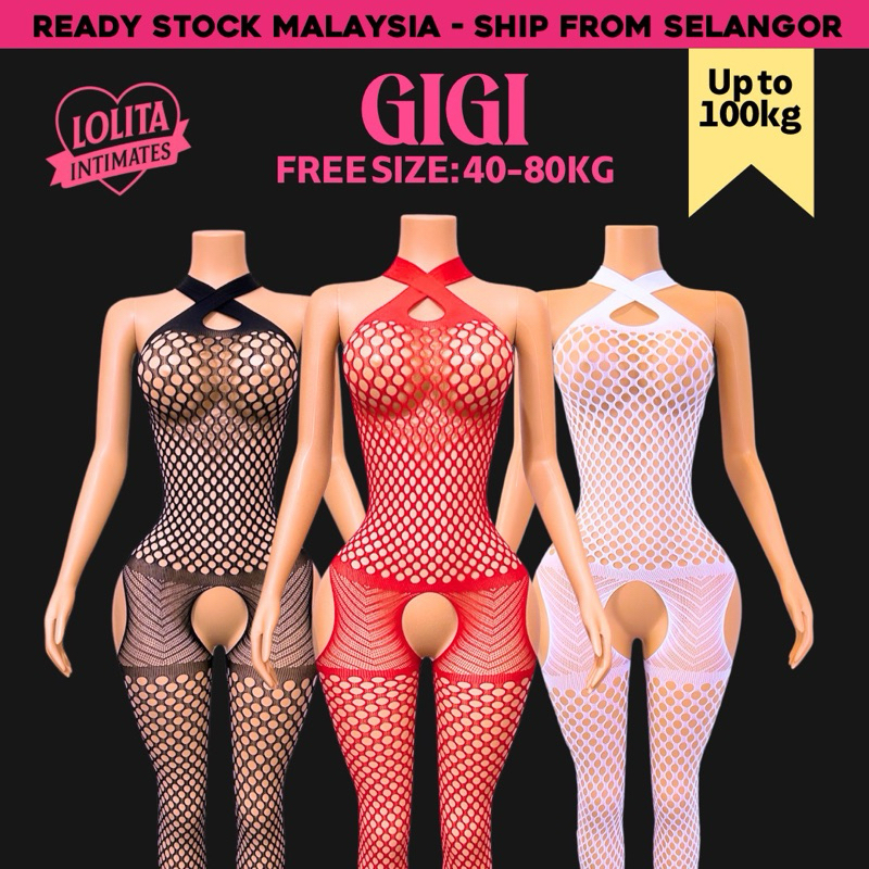 [MAX 80KG] LIT | GIGI Full Body Spandex Bodysuit Stretchable Night Set | Shopee Singapore