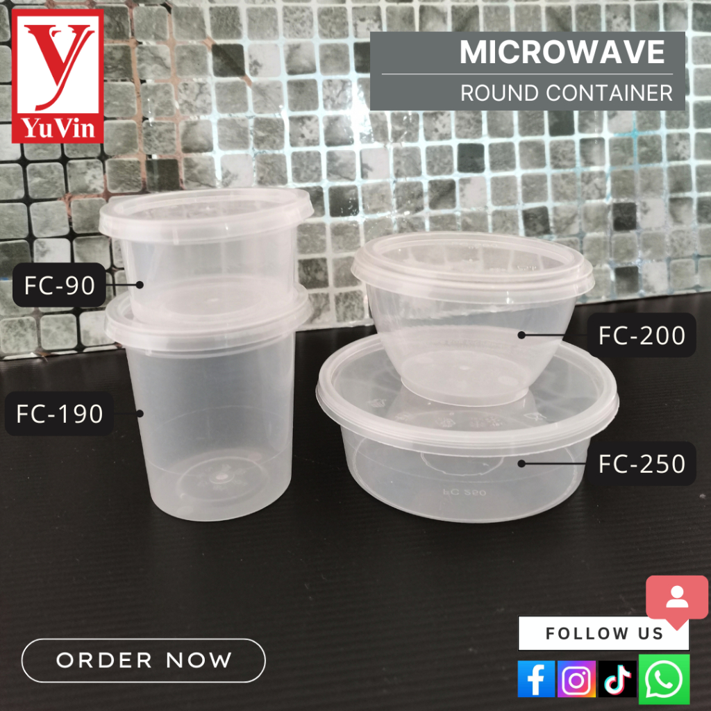 Microwave Food Container/Round Disposable Food Container/Sauce Cup ...
