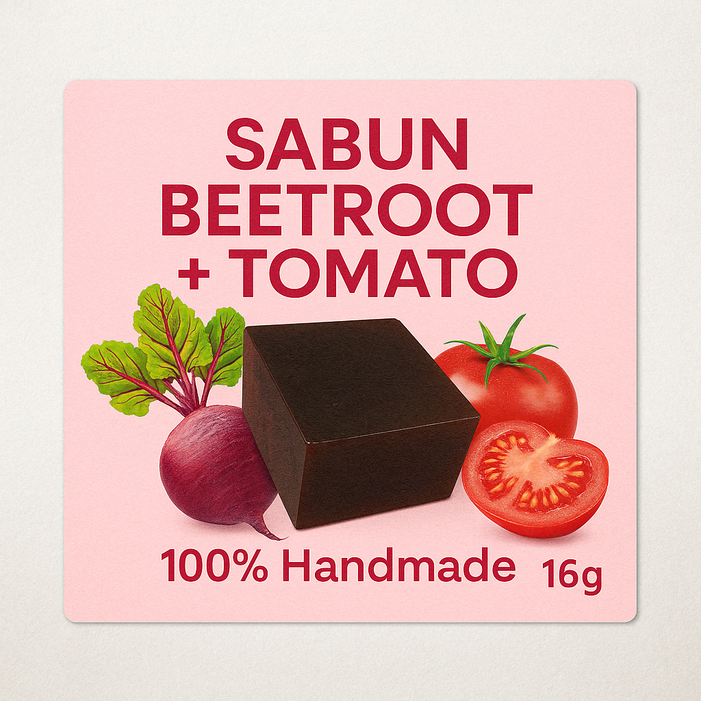Sabun Tomato + Beetroot 16g for whitening and Brightening soap with ...