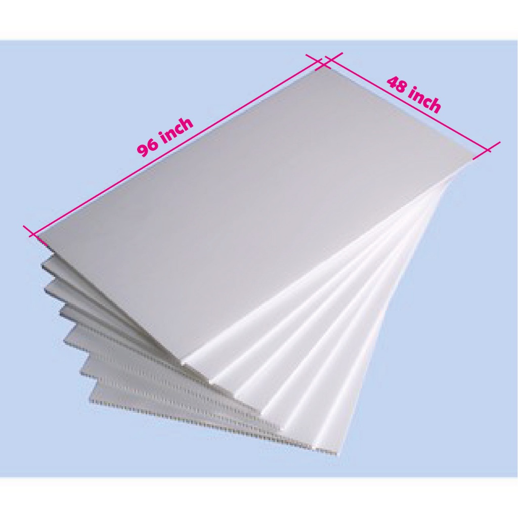 5mm thick PP Corrugated Board Various SizeWhite/Mounting Board/PP ...