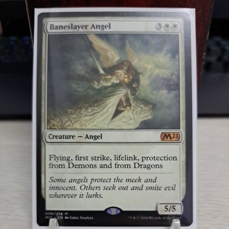 MTG Baneslayer Angel (M21)(Mythic) | Shopee Singapore