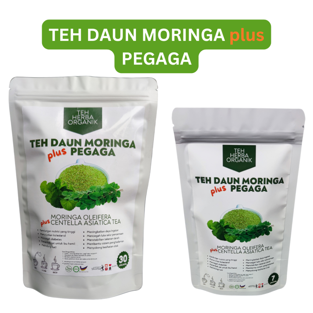 MORINGA Tea plus PEGAGA (MoroPeg Tea) | Moringa Oleifera plus Centella ...