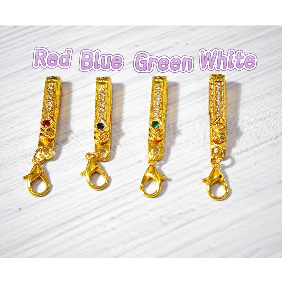 Stainless Steel Gold Amulet Clips Amulet Pin精美钻佛牌扣夹 | Shopee Singapore