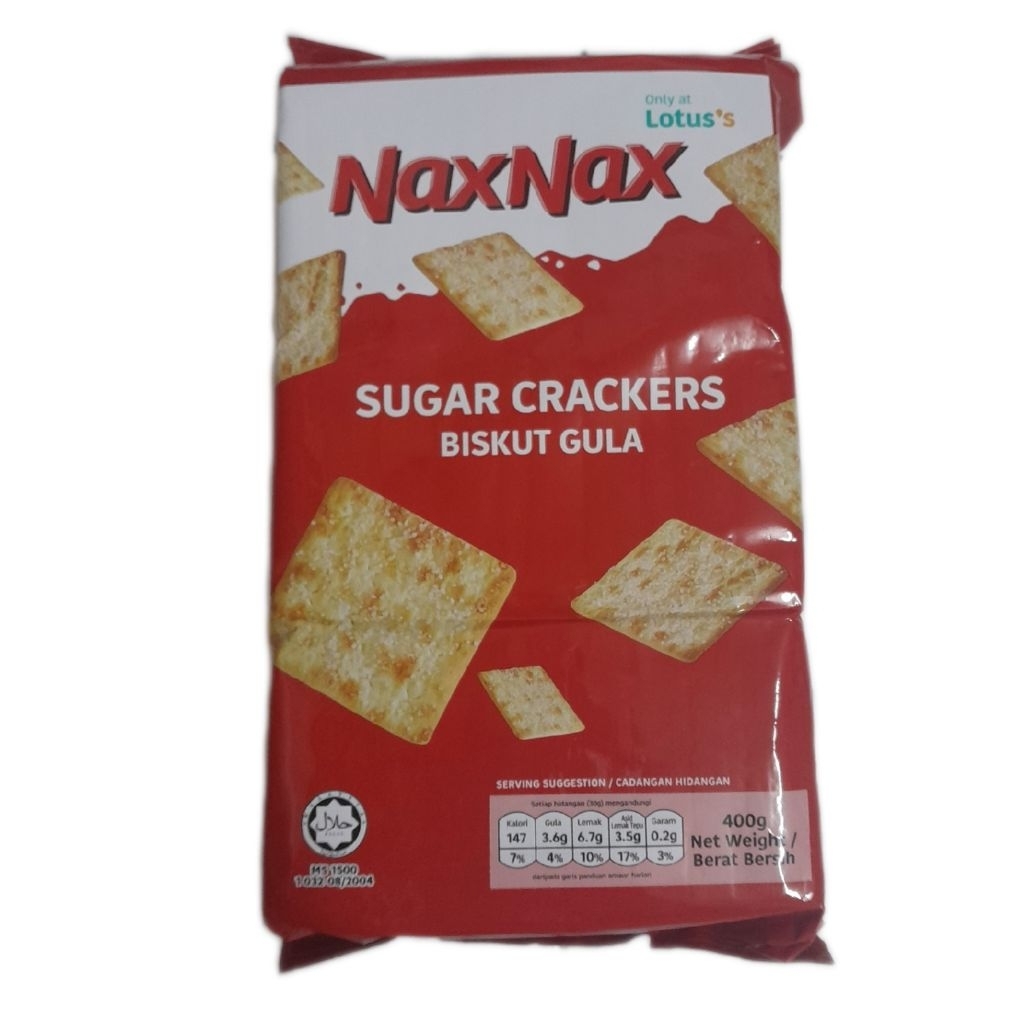 Naxnax Sugar Crackers 400g | Shopee Singapore