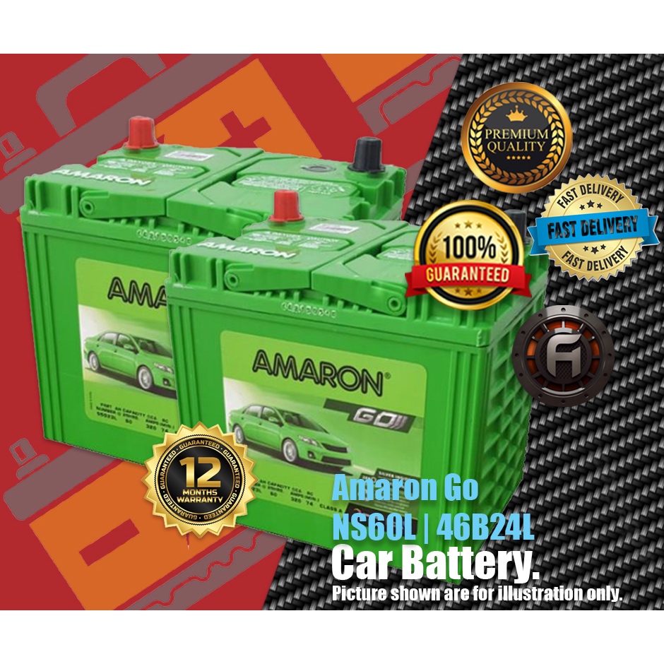 [SABAH] | AMARON CAR BATTERY | NS60L | NS60R / 46B24L | 46B24R ...