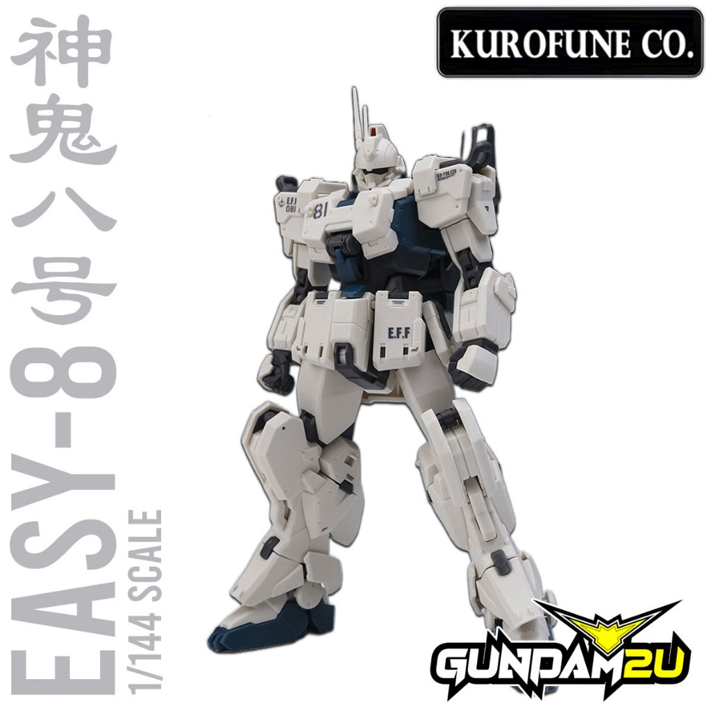 KUROFUNECO HG 1/144 EASY 8 - Plastic Model Kit - 黑船社 神鬼八号 Gundam EZ8 ...