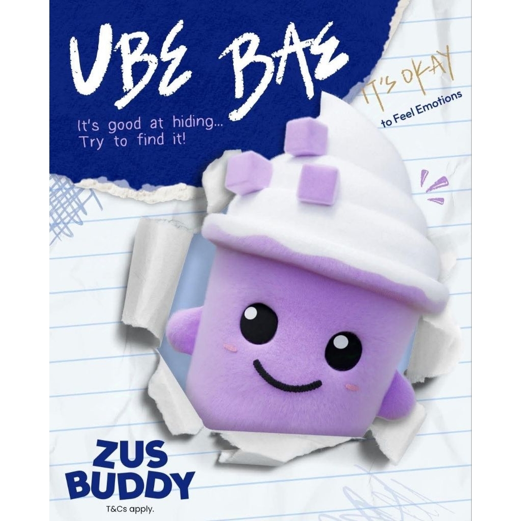 ZUS PLUSHIE SUPER UBE BAE - ZUS BUDDY UBE BAE | Shopee Singapore