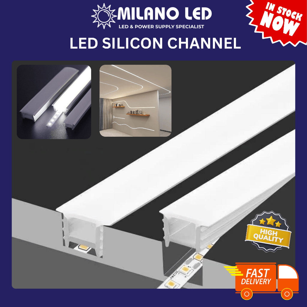 LED Silicone Channel Strip Light Rubber Silicone LED Channel LED Cover ...