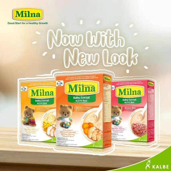 MILNA Baby Cereal 120g (FROM 6 MONTHS & 8 MONTHS) | Shopee Singapore