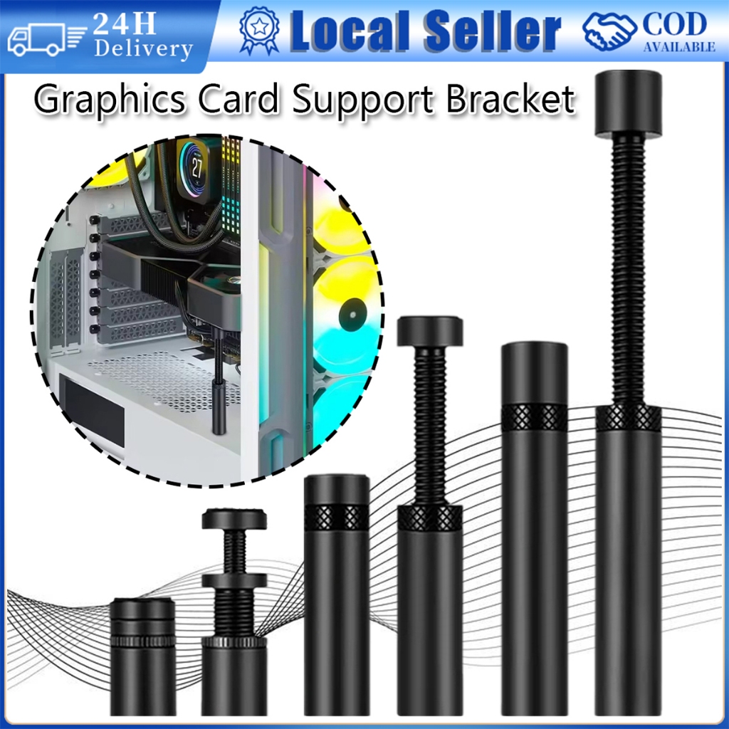 Aluminum GPU Holder Stand Graphics Card Stand Adjustable Telescopic ...