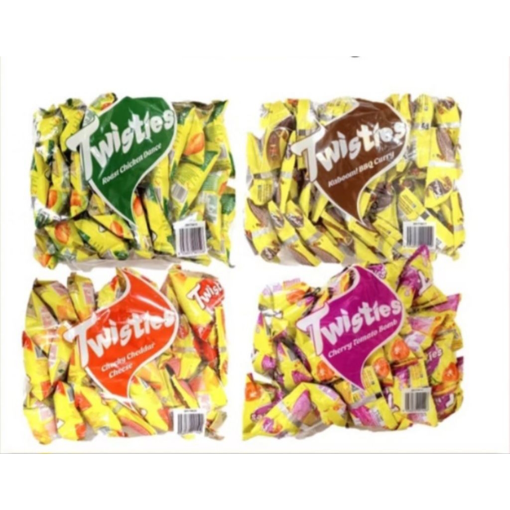 24pcs Twisties Mini Snack Cheese/BBQ/Ayam/Curry 13g *HALAL* | Shopee ...