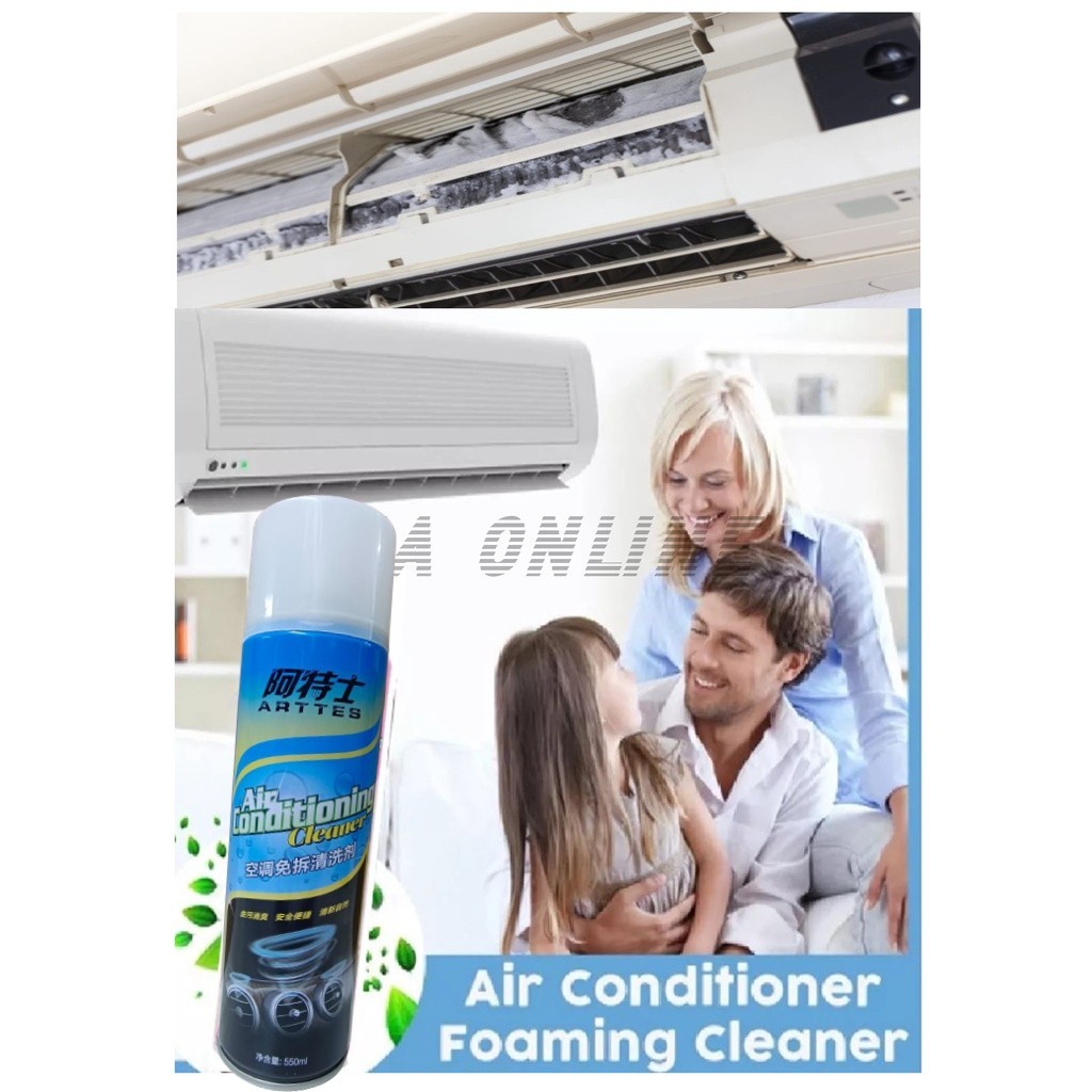 Arttes 550ml Car/Home Air Conditioner Cleaning Spray for Remove Dust ...