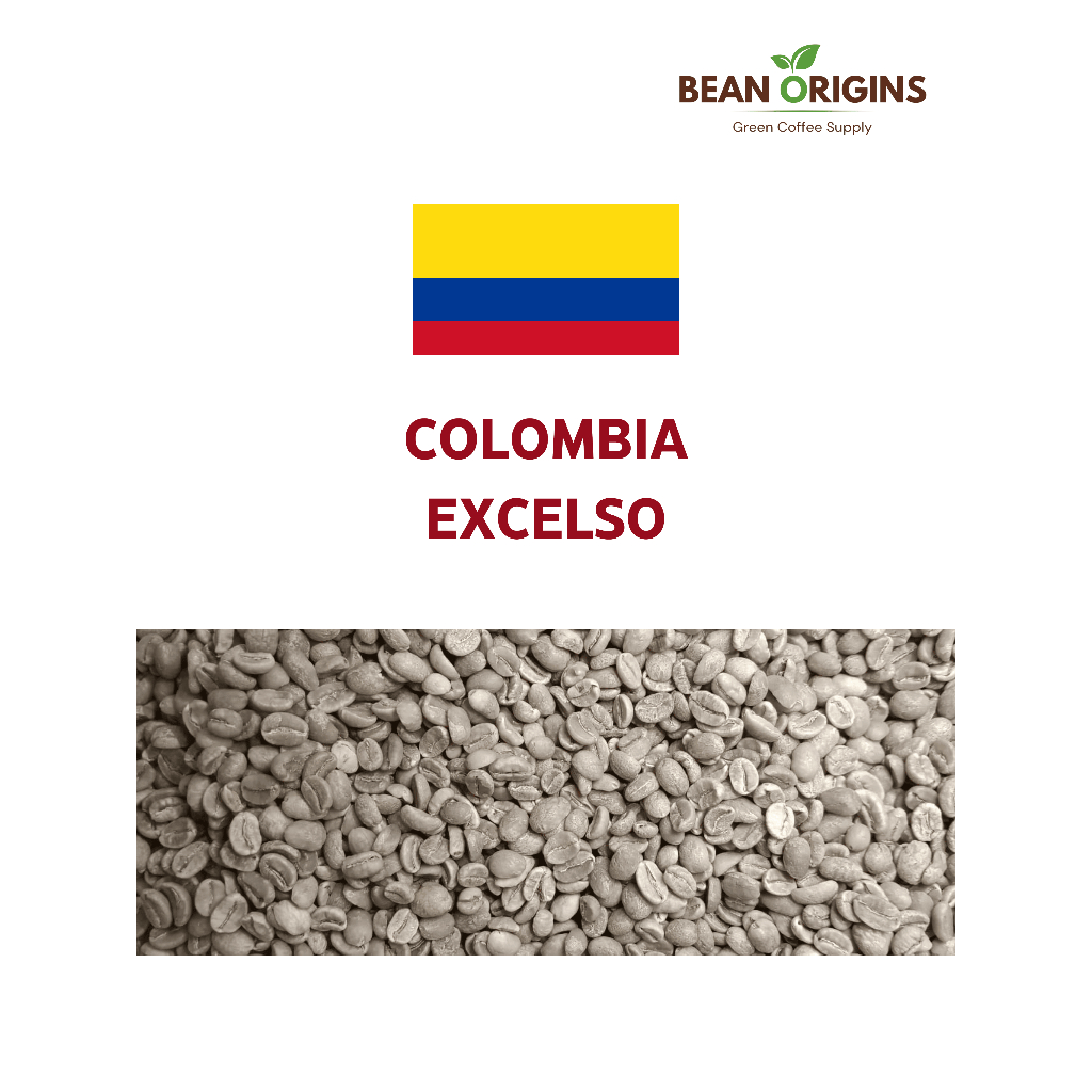 Unroasted Colombia Excelso Antioquia / Huila Washed Arabica Raw Coffee ...