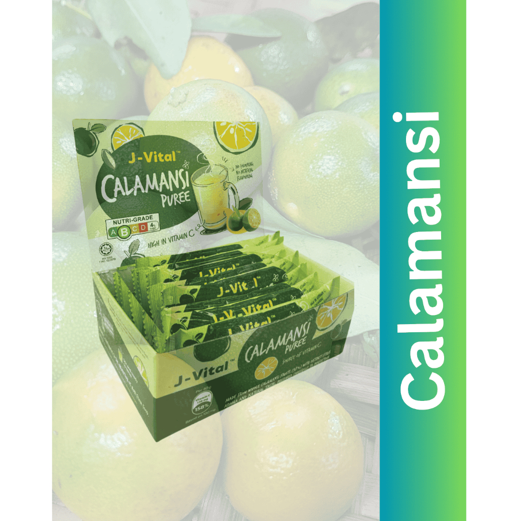 Halal J-Vital Pure Calamansi Puree | Low Sugar | Natural Citrus Juice ...