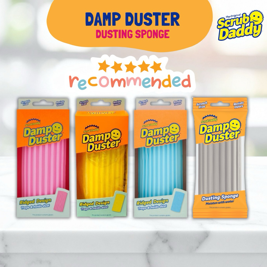 [Scrub Daddy MY] Damp Duster Magical Dust Cleaning Sponge | Shopee ...