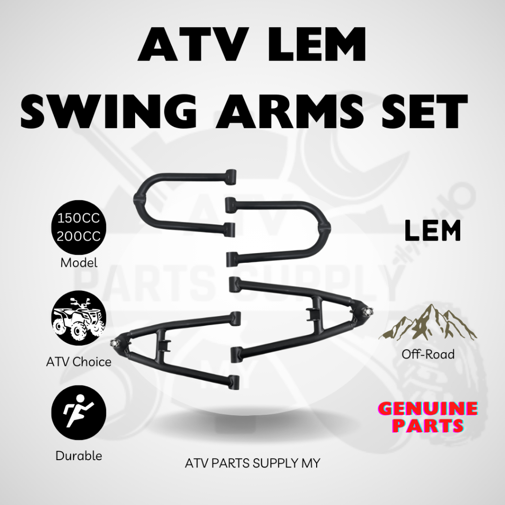 ATV LEM Lower Swing Arm | Upper Swing Arm | Ball Joint | Bushing for 10 ...