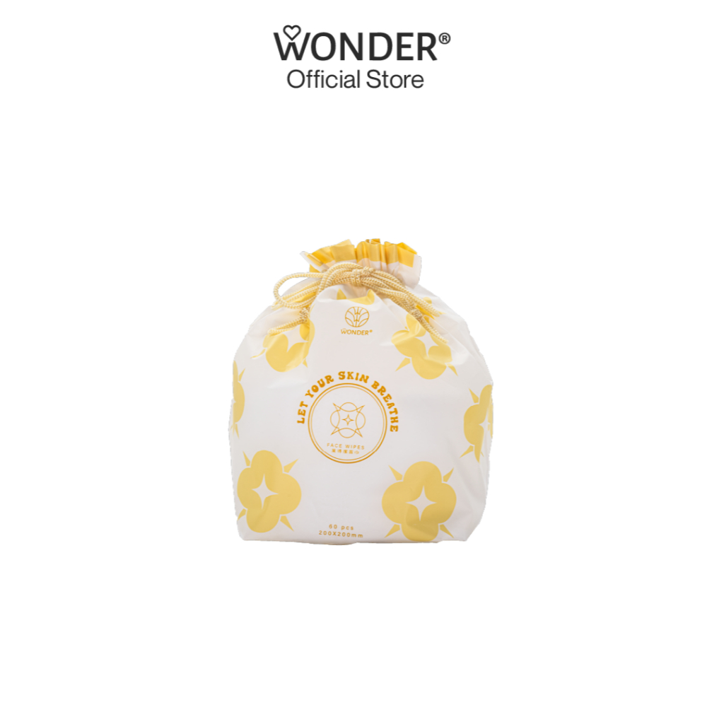 Wonder Let Your Skin Breathe Disposable Facial Wipes (Single Pack ...