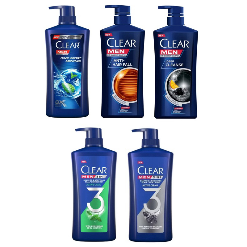 Clear Men Cool Sport Menthol Anti-Dandruff Shampoo 650ml | Shopee Singapore